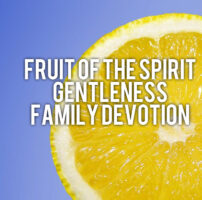 Fruit of the Spirit SELF-CONTROL : Family Devotion – PastorRonBrooks