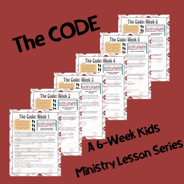 A NEW 6 week kids ministry series : The CODE - PastorRonBrooks